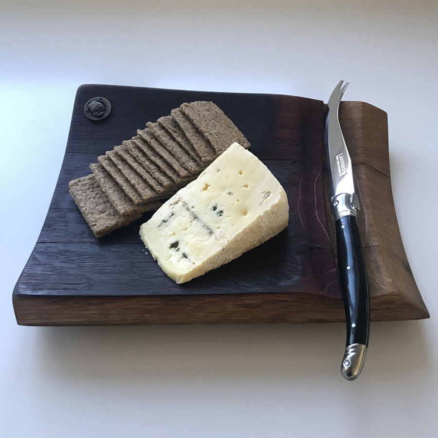 Wine Barrel Platter Single Cheese Set - Wine Country Creations