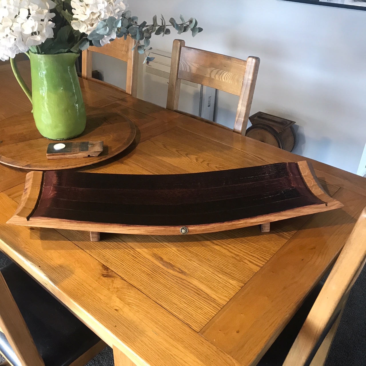 Wine Barrel Platter Long Stave Wide - Wine Country Creations