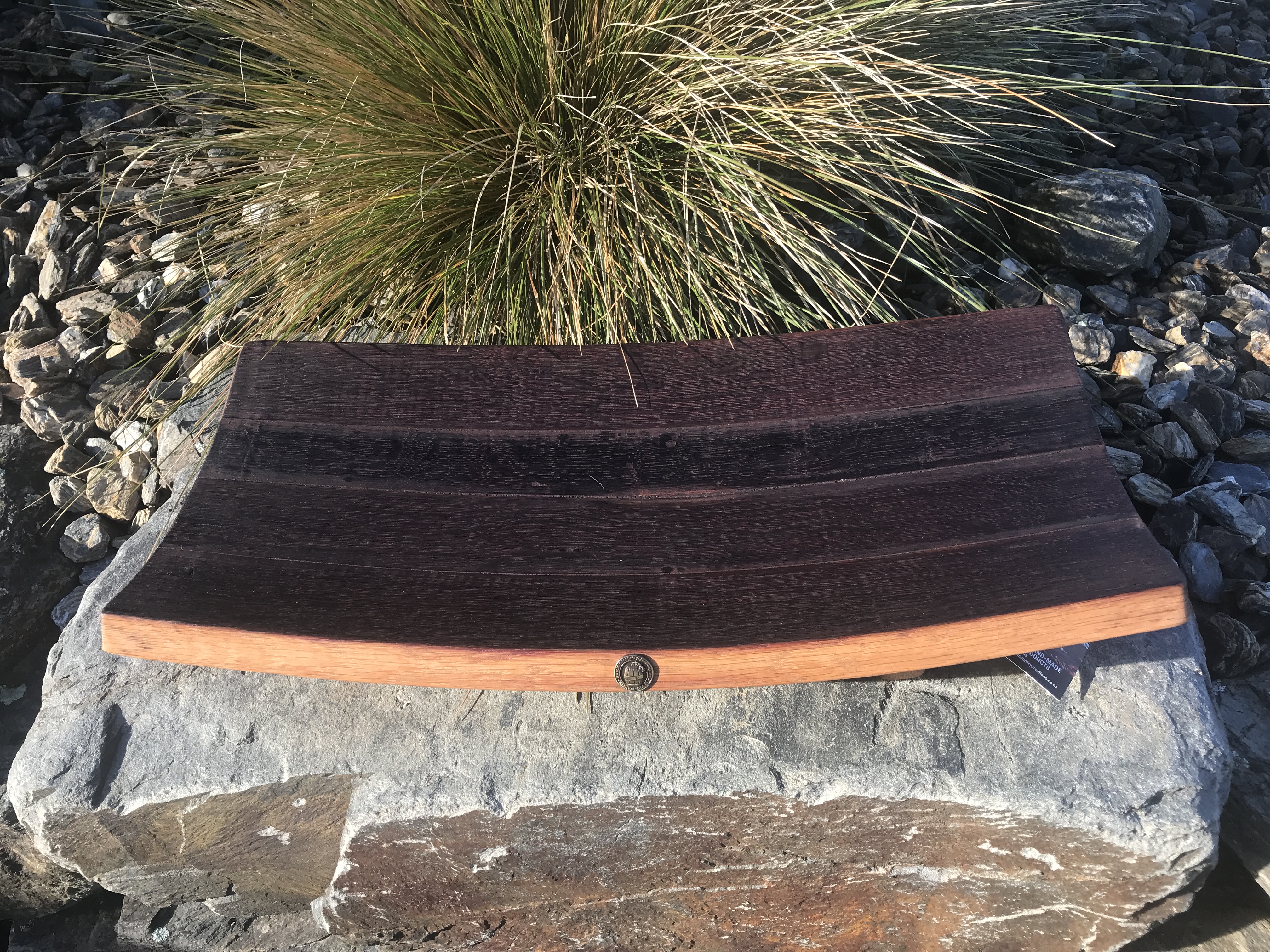 Wine Barrel Platter Short Stave Wide - Wine Country Creations