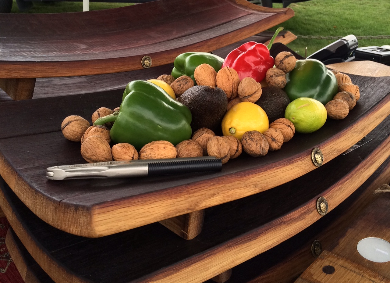 Wine Barrel Platter Short Stave - Wine Country Creations